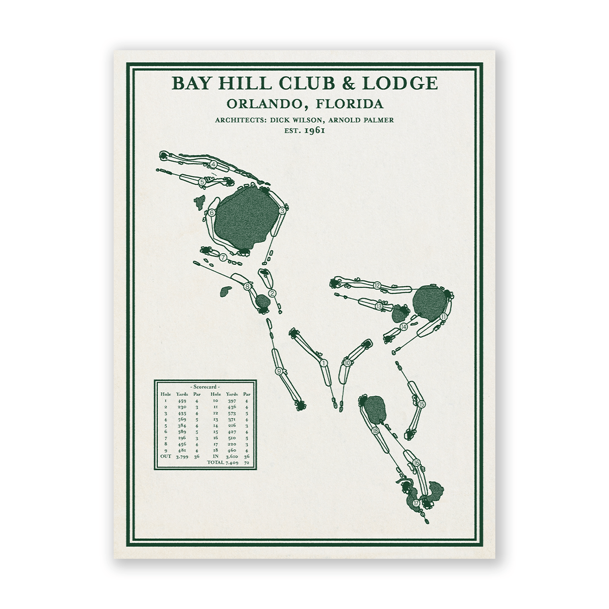 Bay Hill – Course Maps