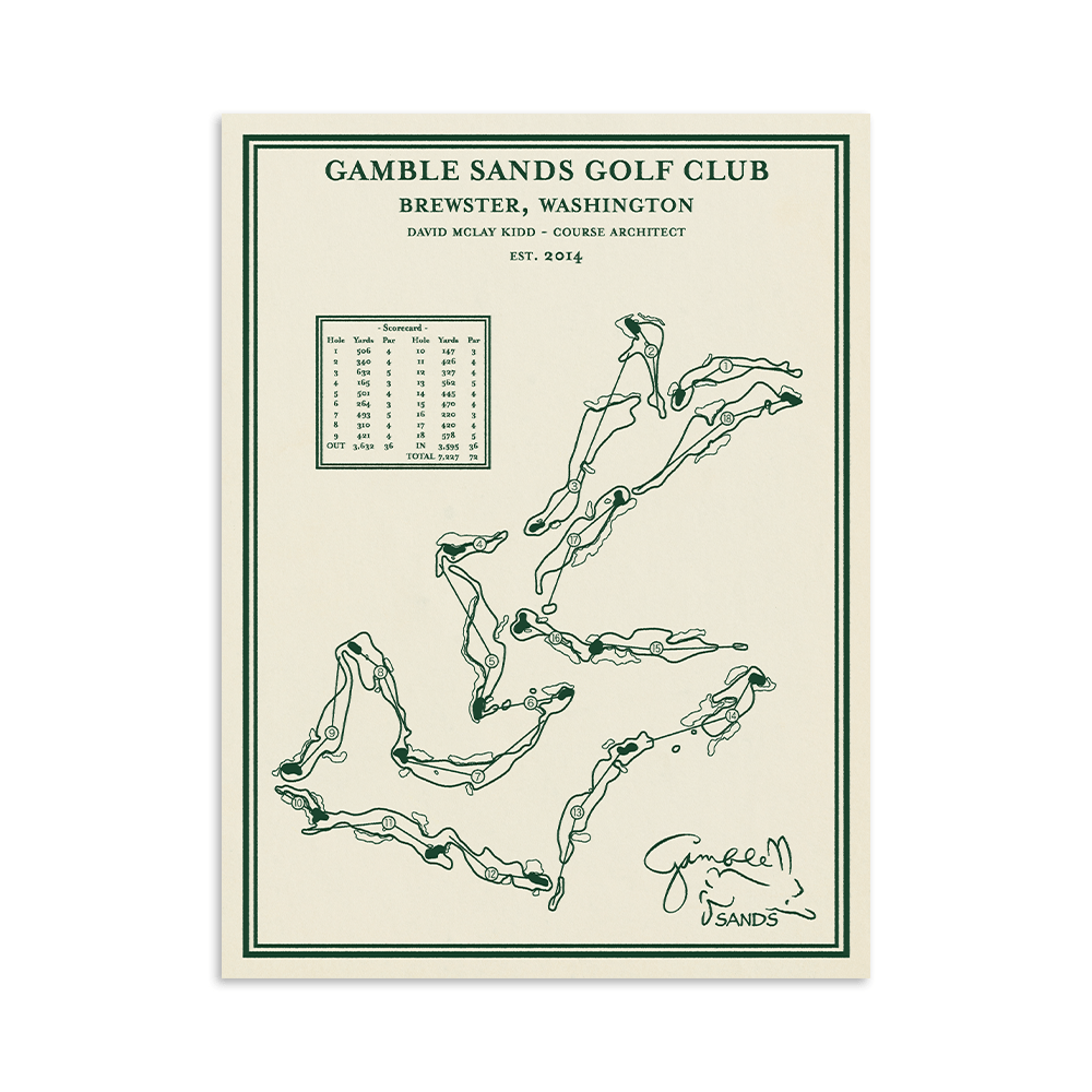 Gamble Sands Golf Club – Course Maps