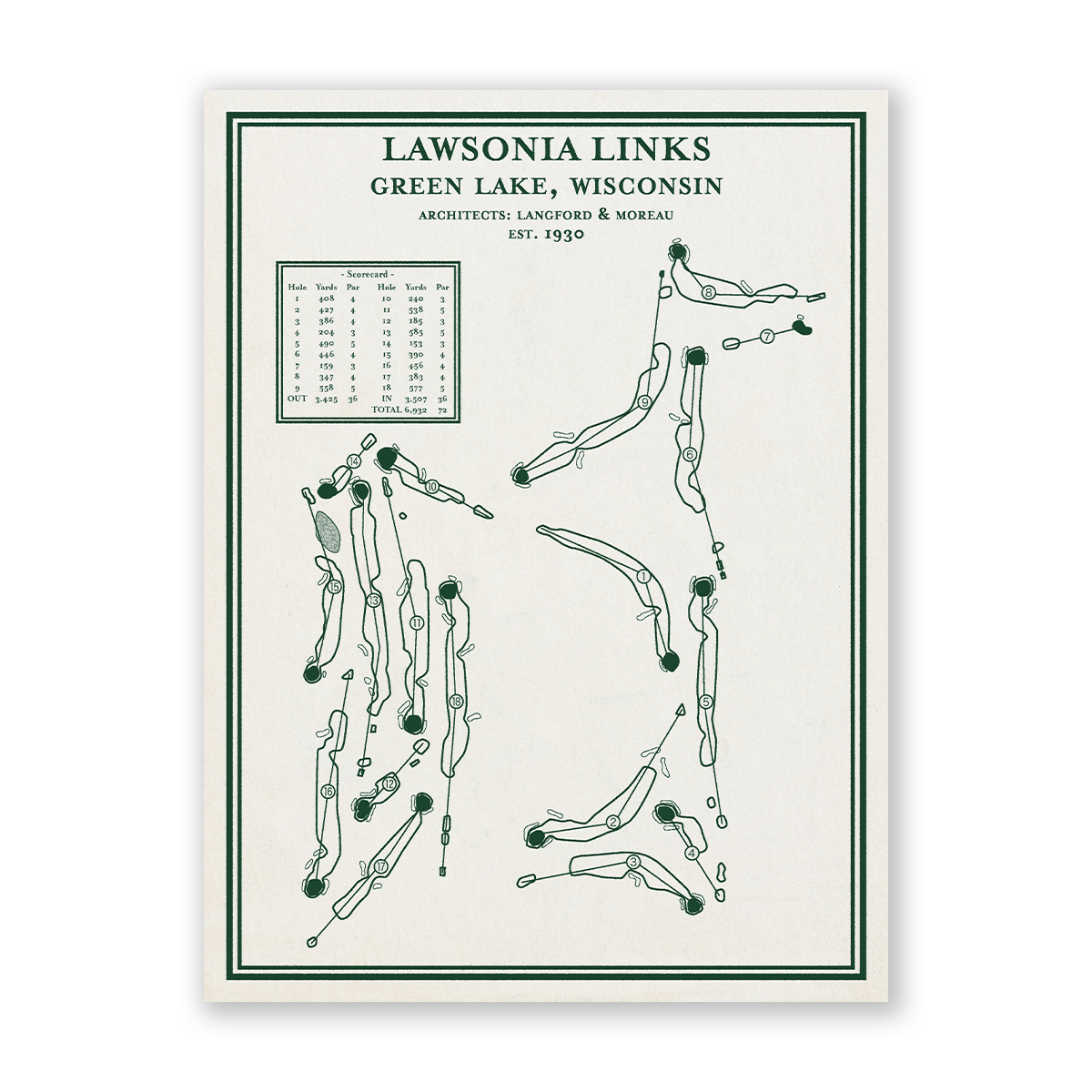Lawsonia Links – Course Maps