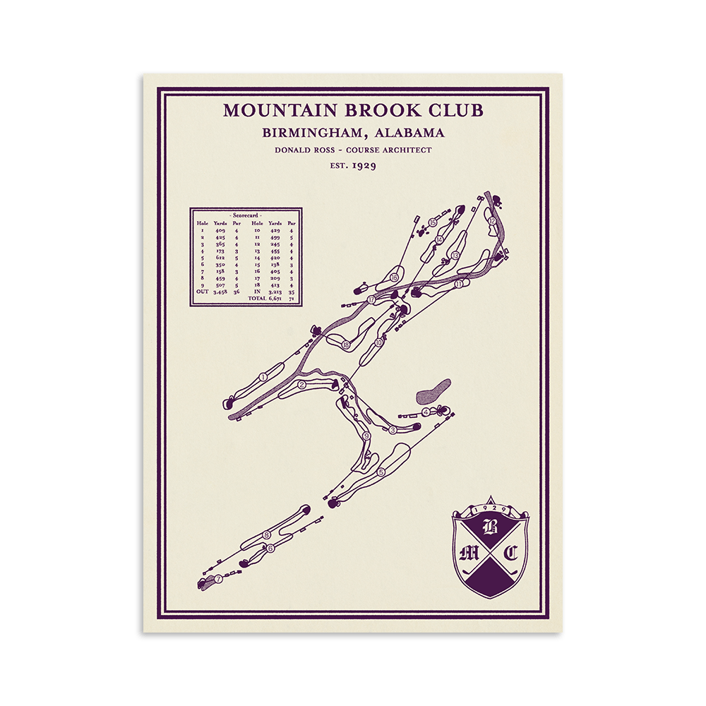 Mountain Brook Club – Course Maps