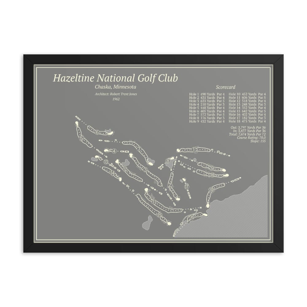 Hazeltine National Golf Club – Course Maps