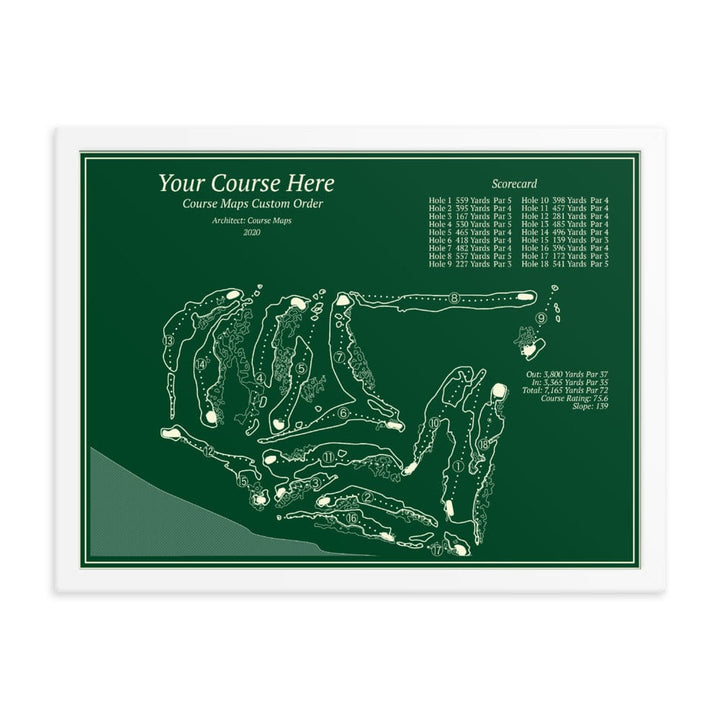 Custom Order - Classic Series – Course Maps