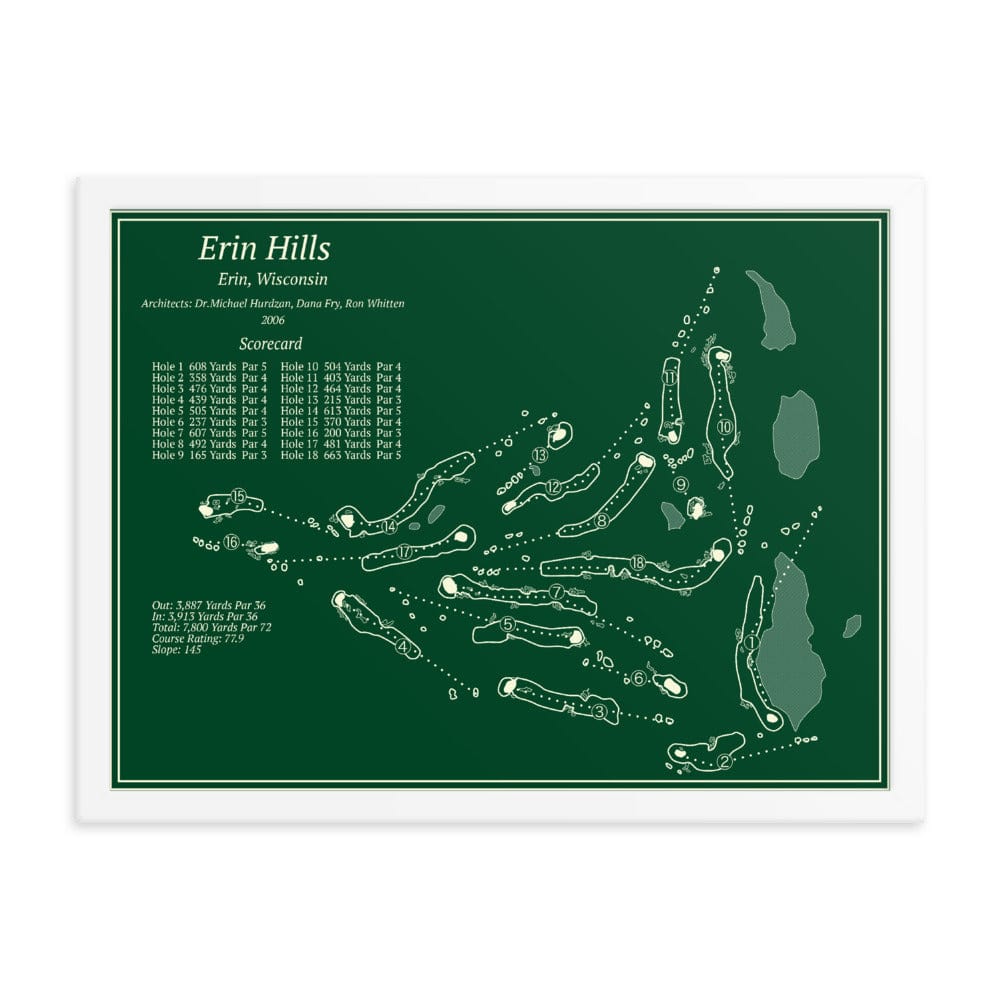 Erin Hills – Course Maps