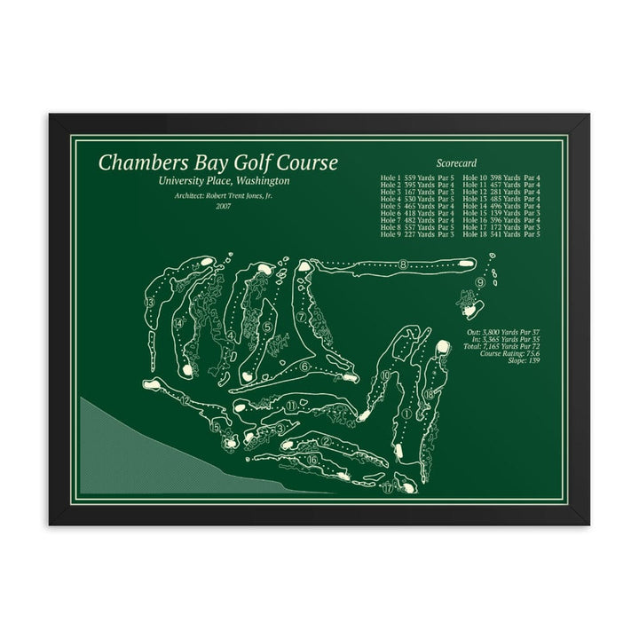 Chambers Bay Golf Course – Course Maps